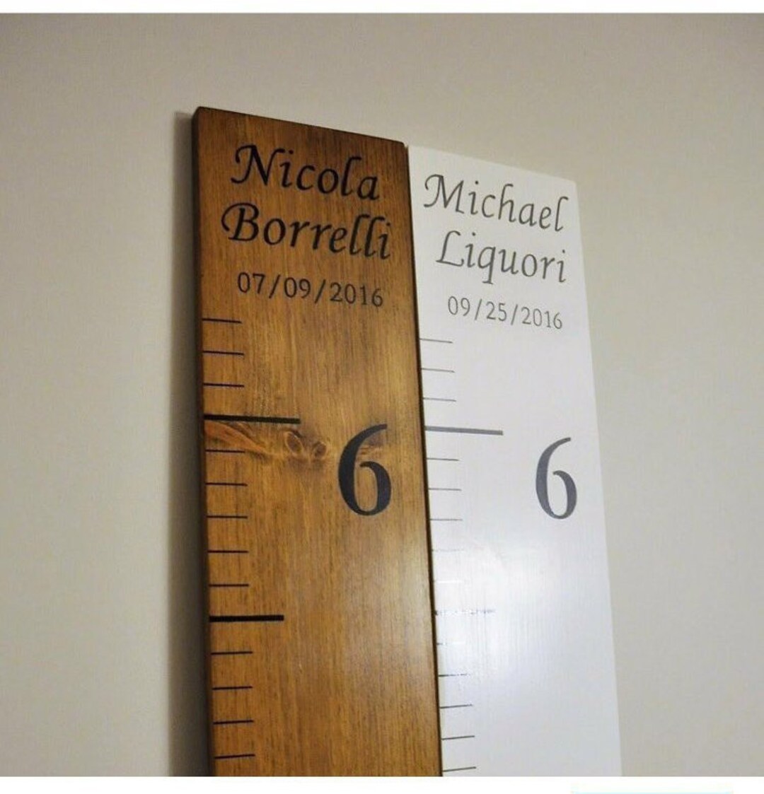 7.25w Custom Name/writing Growth Chart - Etsy