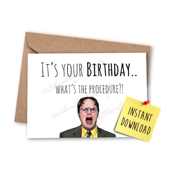 Dwight Birthday Meme