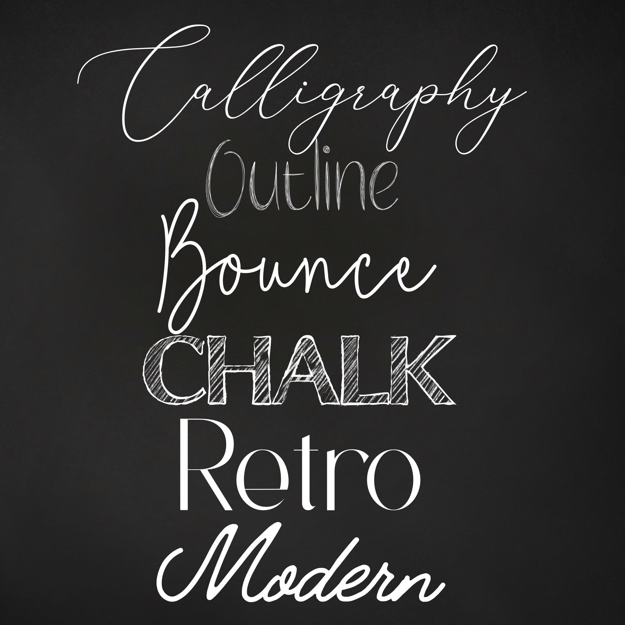 Custom Chalkboard PDF, Digital Download, Personalized Chalk Board Print ...