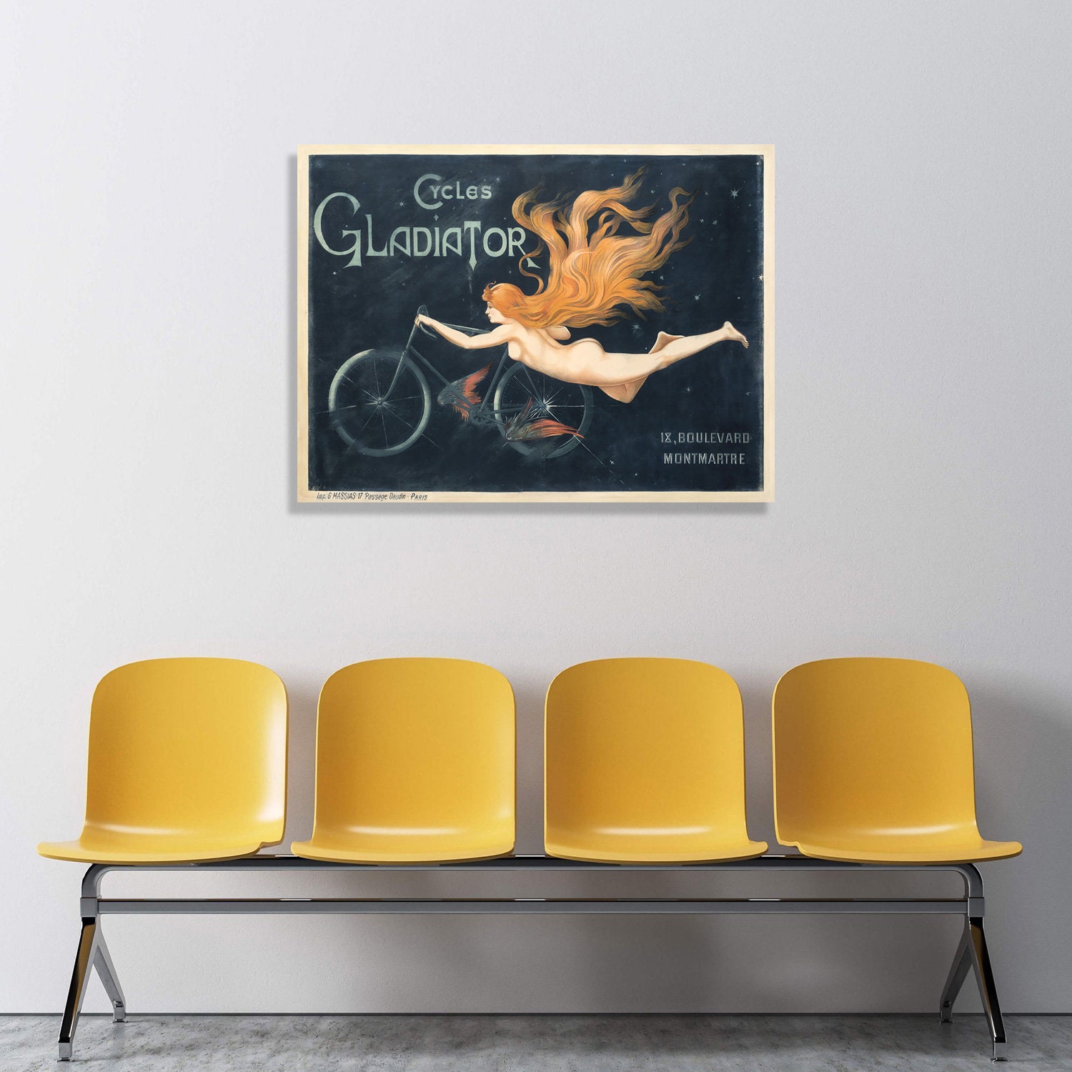 Gladiator Cycles Exhibition Poster Bicycle Bike Large - Etsy