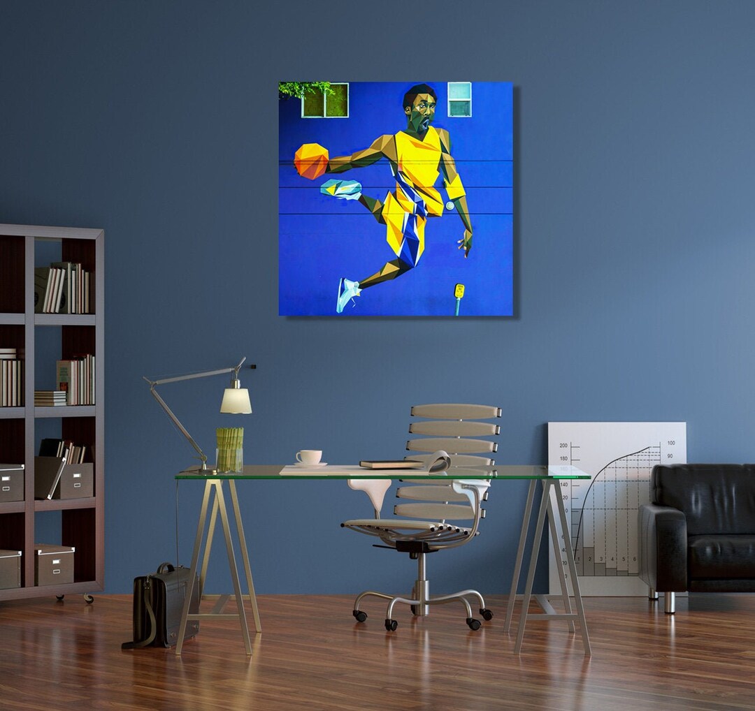 Kobe Bryant Graffiti (LA) – Large Metal Wall Art Print – Sports Wall ...