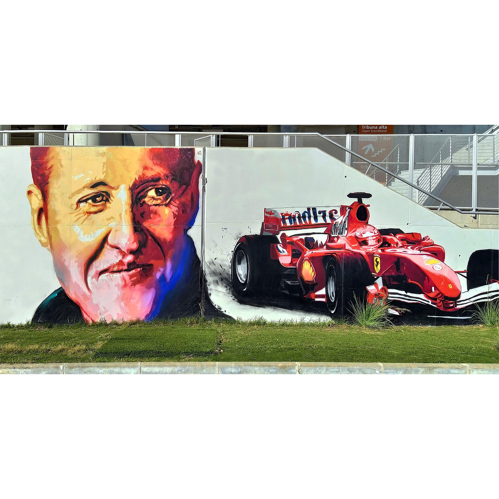 Michael Schumacher Rally Formula 1 Street Art Graffiti Circuit - Etsy