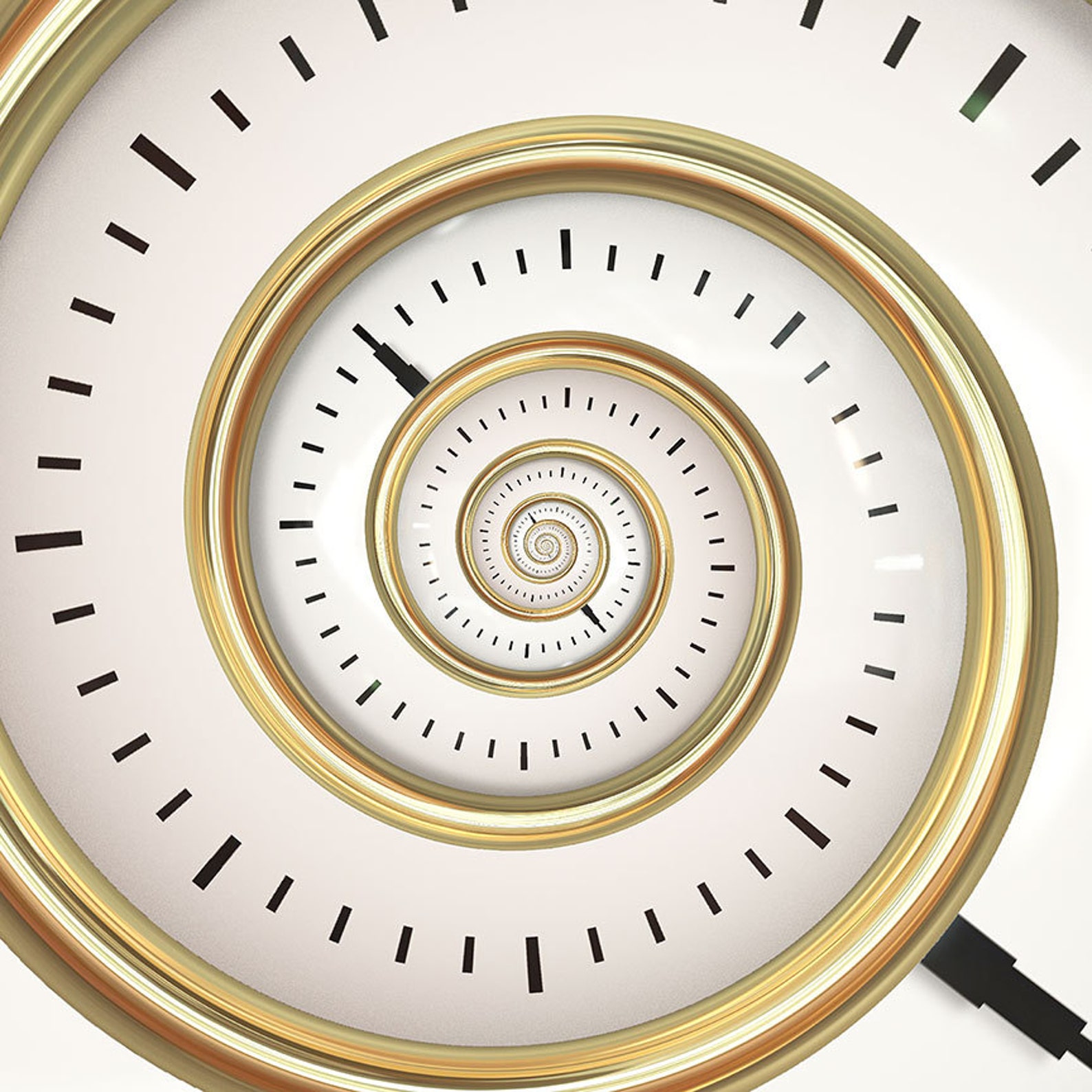 Infinity Time Spiral Abstract Modern Art Metal Poster Ilarge - Etsy