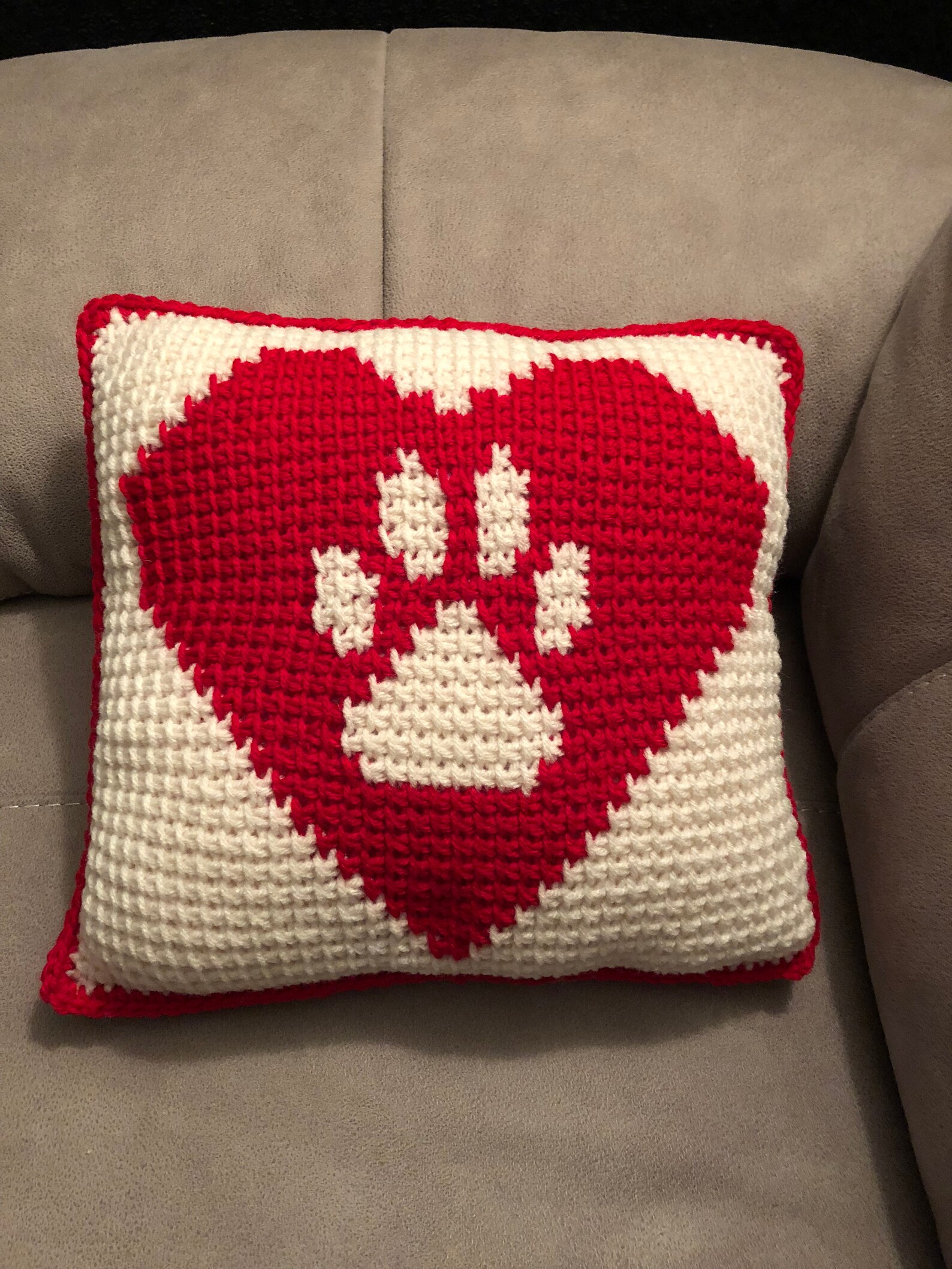 PDF Pattern Heart Paw Print Graph - Etsy