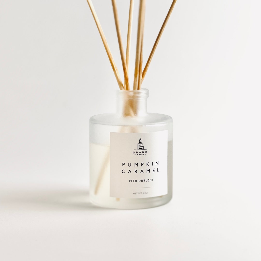 Pumpkin Caramel Reed Diffuser, Home Diffuser, Fragrance Diffuser, Oil ...