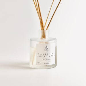 Peppermint Eucalyptus Reed Diffuser - Etsy