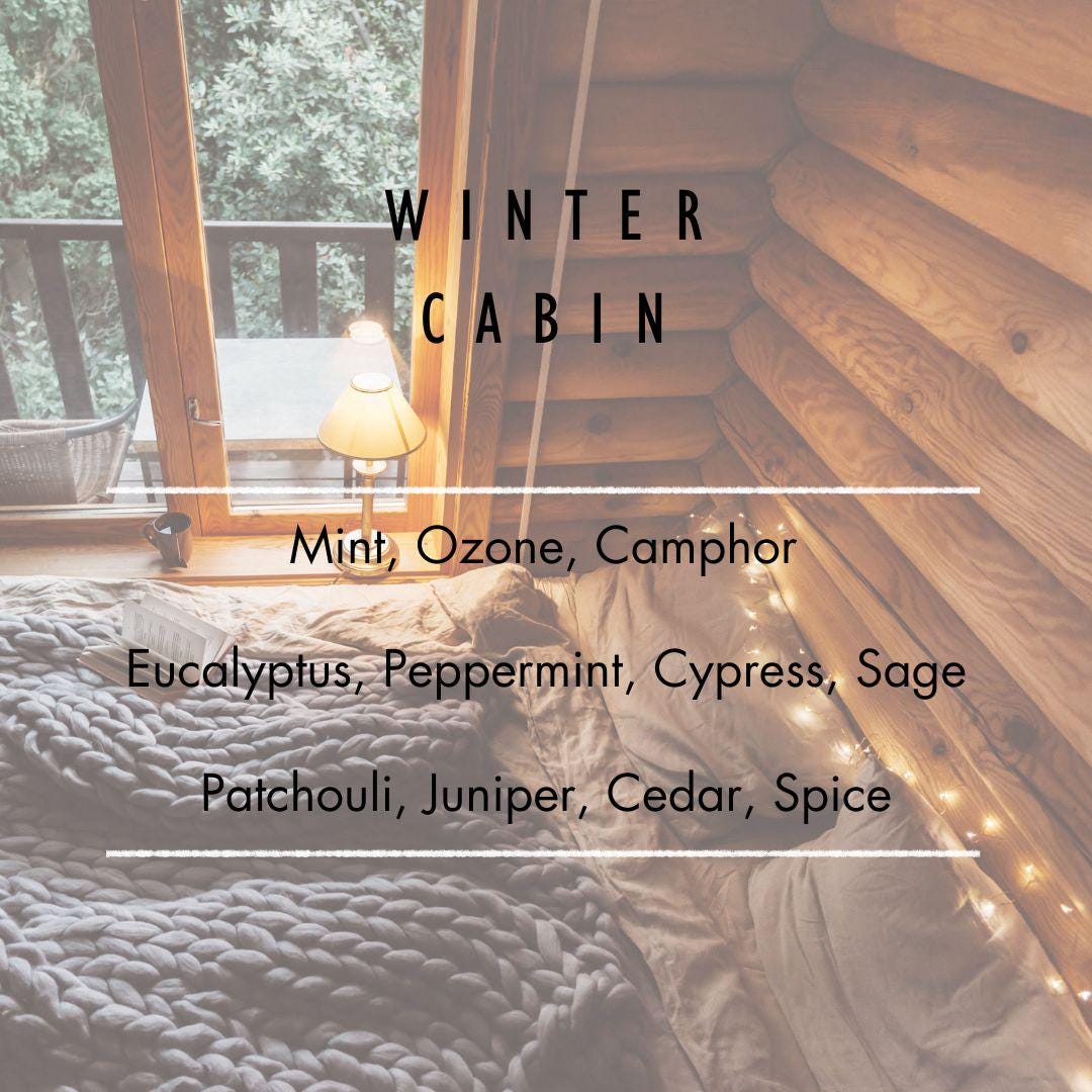 Winter Cabin Room & Linen Spray - Cozy Seasonal Fragrance for Home ...