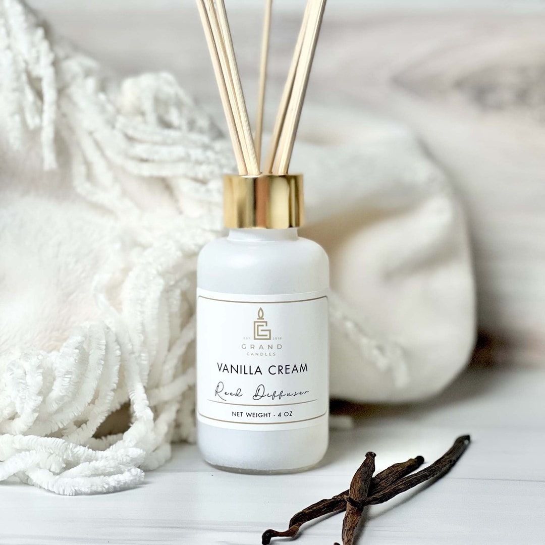 Vanilla Reed Diffuser Luxury Diffuser Reed Diffuser Set - Etsy