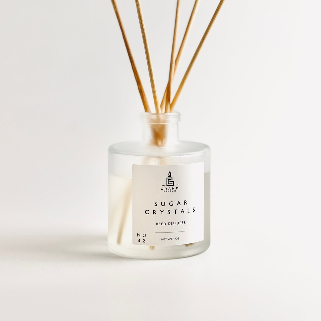 Sugar Crystals Reed Diffuser Aromatherapy Scent Diffuser Living Room ...