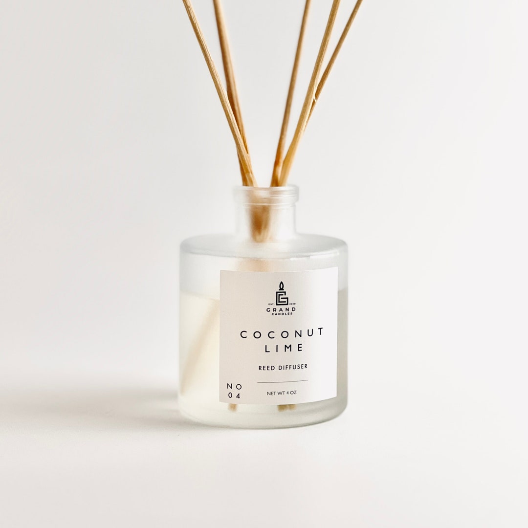 Reed Diffuser for Home, Coconut Lime Diffuser, Reed Diffuser Set, Home ...