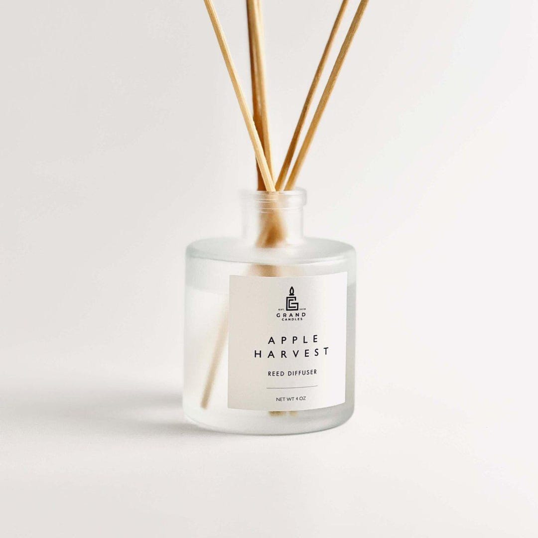 Room Fragrance for Your Home, Apple Harvest Diffuser, Reed Diffuser Set ...