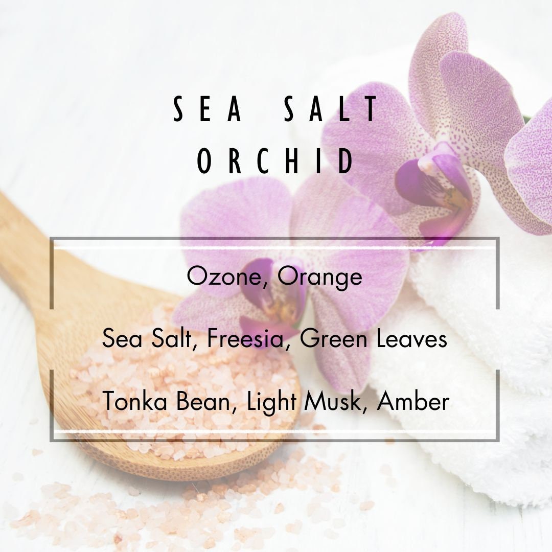Sea Salt Orchid Reed Diffuser | Aromatherapy Diffuser | Essential Oil ...