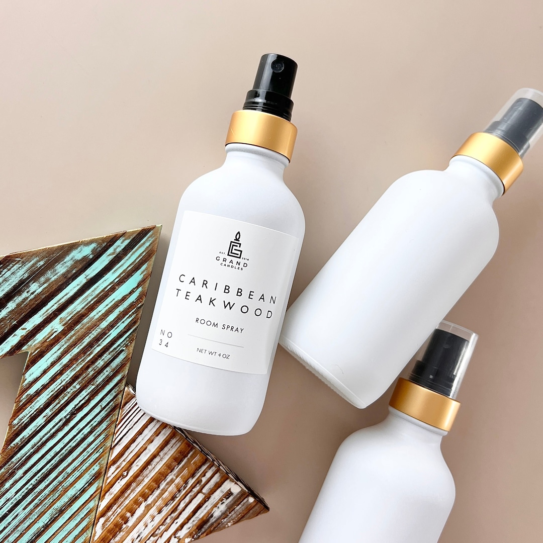 Caribbean Teakwood Room Spray | Linen Room Spray | Aromatherapy Spray ...