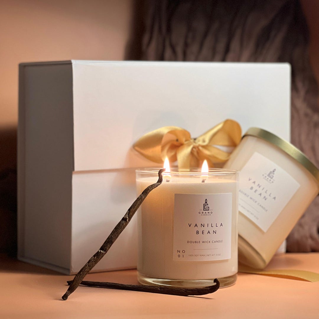 Luxury Fragrance Duo Gift Set - Scented Candle and Linen Spray ...