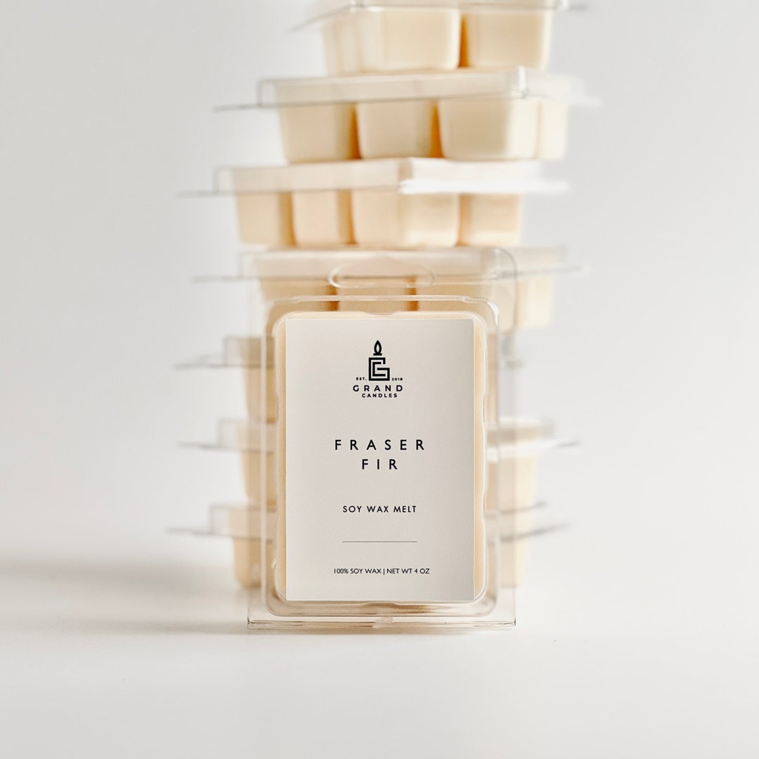 Fraser Fir Wax Melt - Holiday Scented Soy Wax Melts for Cozy Home ...