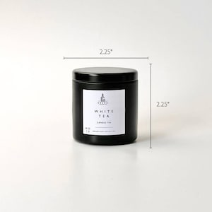 Hand-poured Soy Candle | Clean-burning Scented Candle | White Tea ...