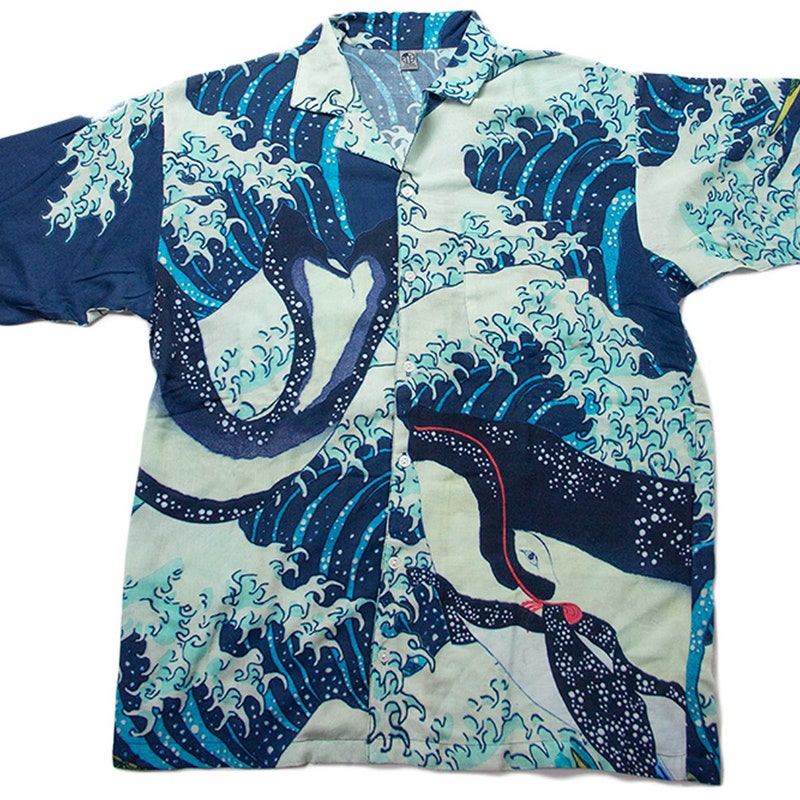 Japanese Art Shirt - Etsy