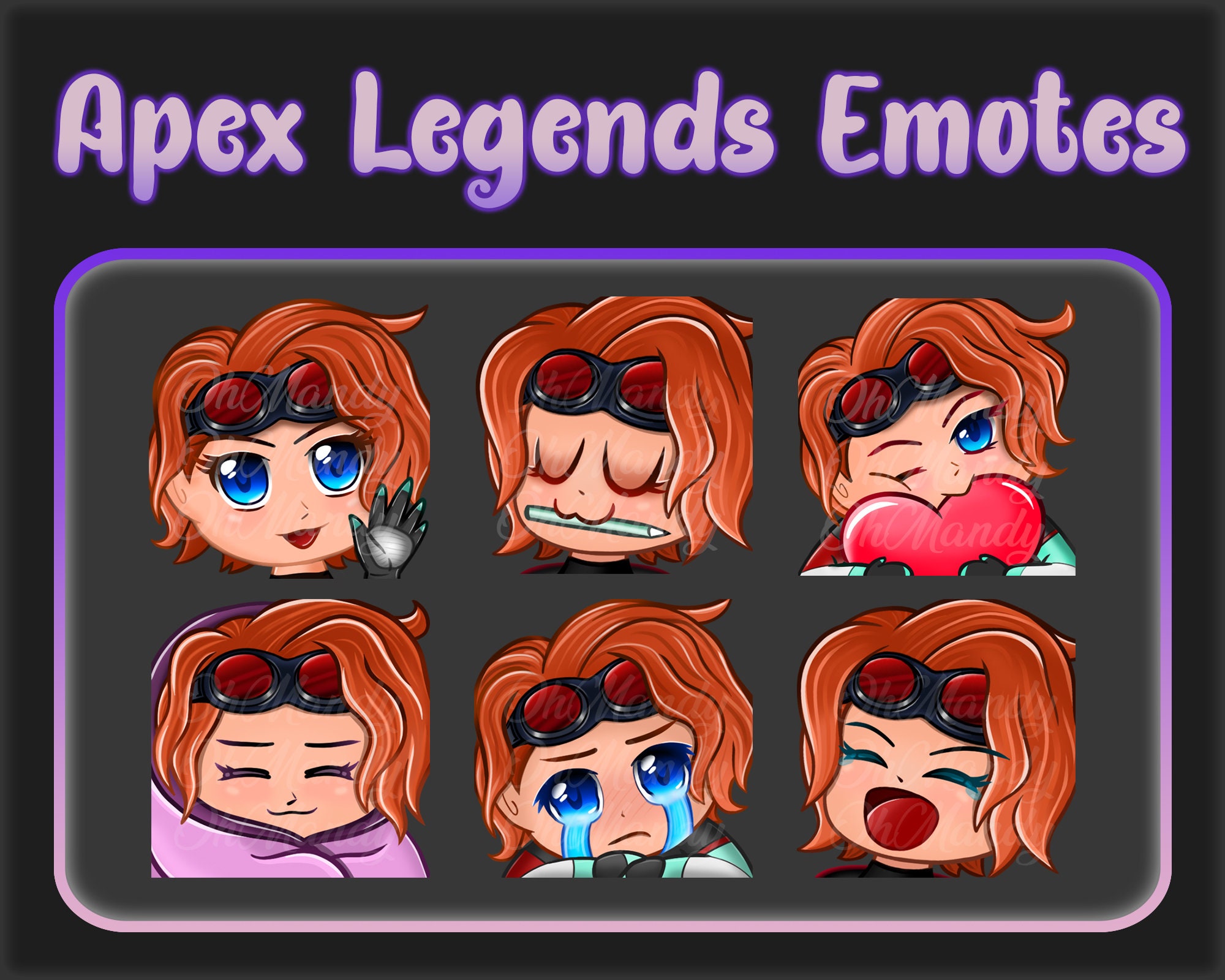 Apex Legends Horizon Emotes for Twitch and Discord - Etsy
