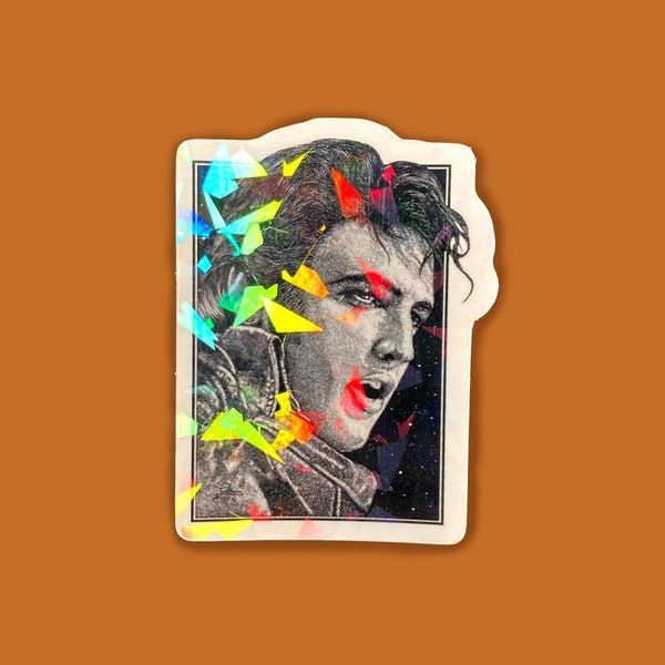 Elvis Sticker - Etsy