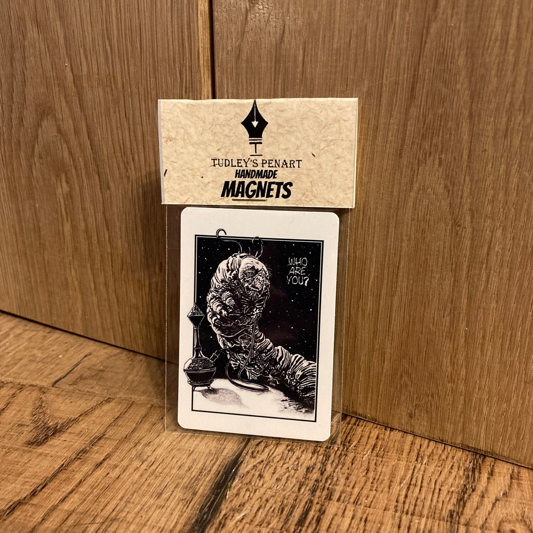 Movie Character Fridge Magnets, Caterpillar, Fan Art, Handmade, Small ...