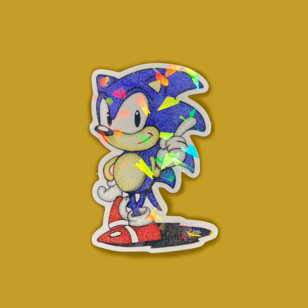 Sonic Sticker, for Kids, for Dads, Sticker Collector, Small Gift, Fan ...