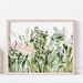 Wild Flower Wall Art of Meadow in Watercolor Nature Wall Art - Etsy