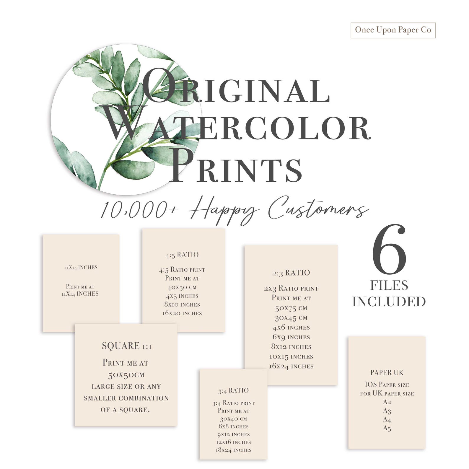 Green Fern Watercolor Print: Botanical Wall Art (digital Download) - Etsy