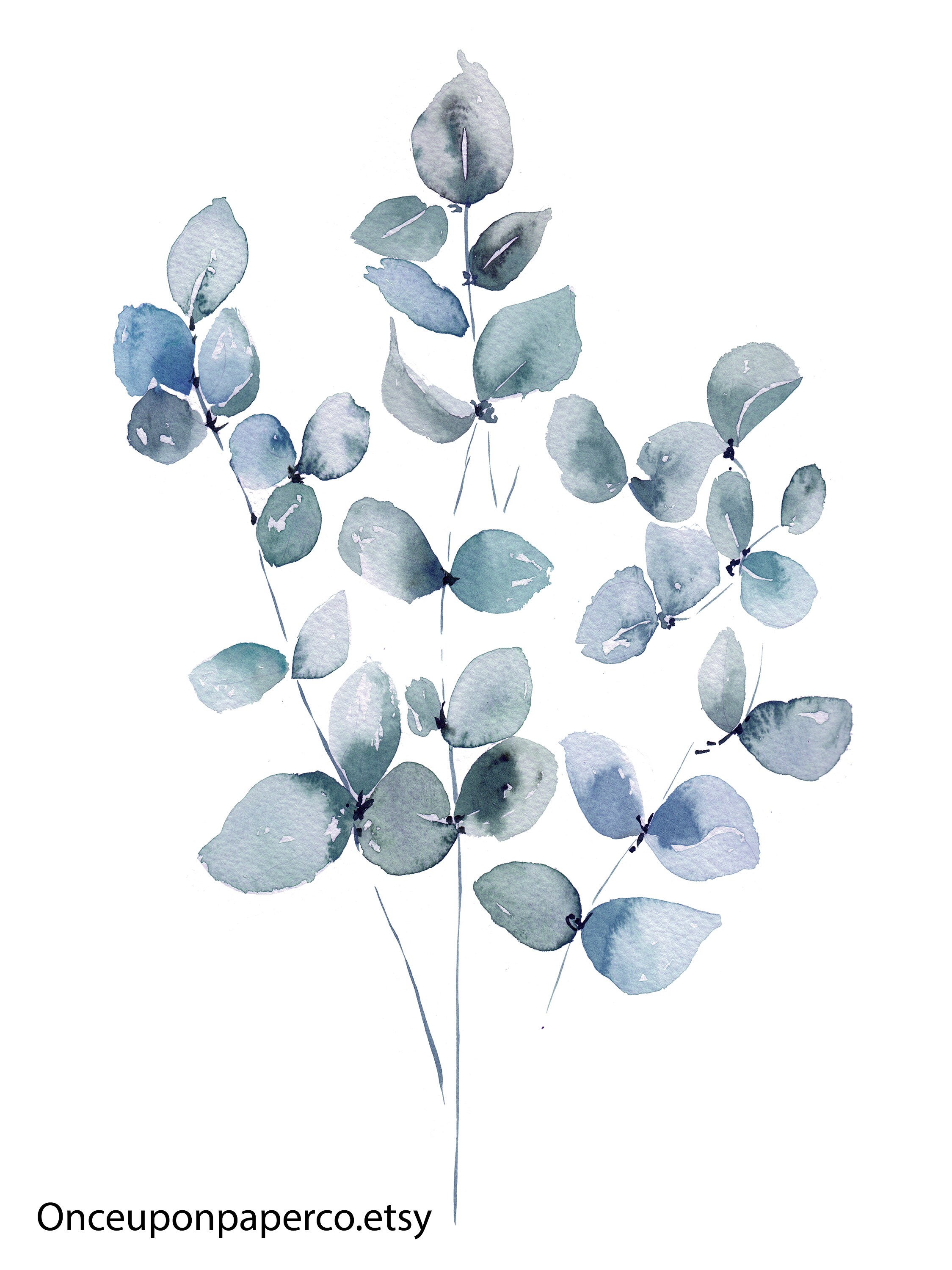 Eucalyptus Printable Botanical Nature Print Eucalyptus - Etsy