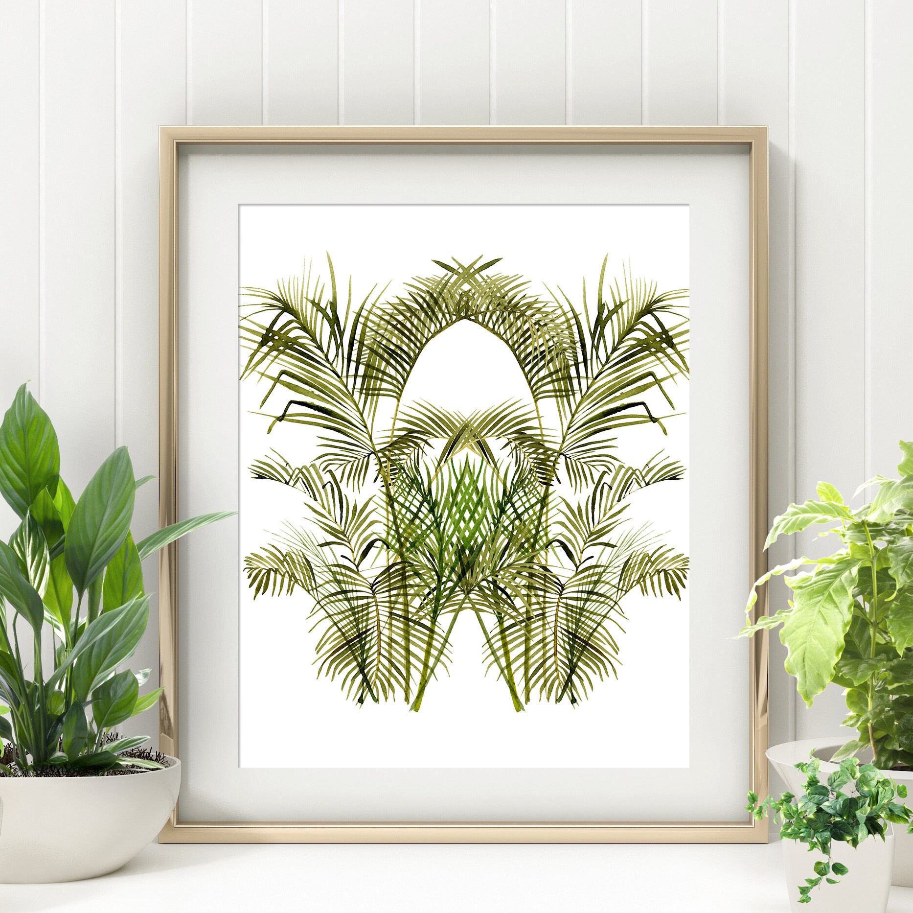 Palm Leaf Print Set of 3 Prints Print Set Tropical Print - Etsy Hong Kong