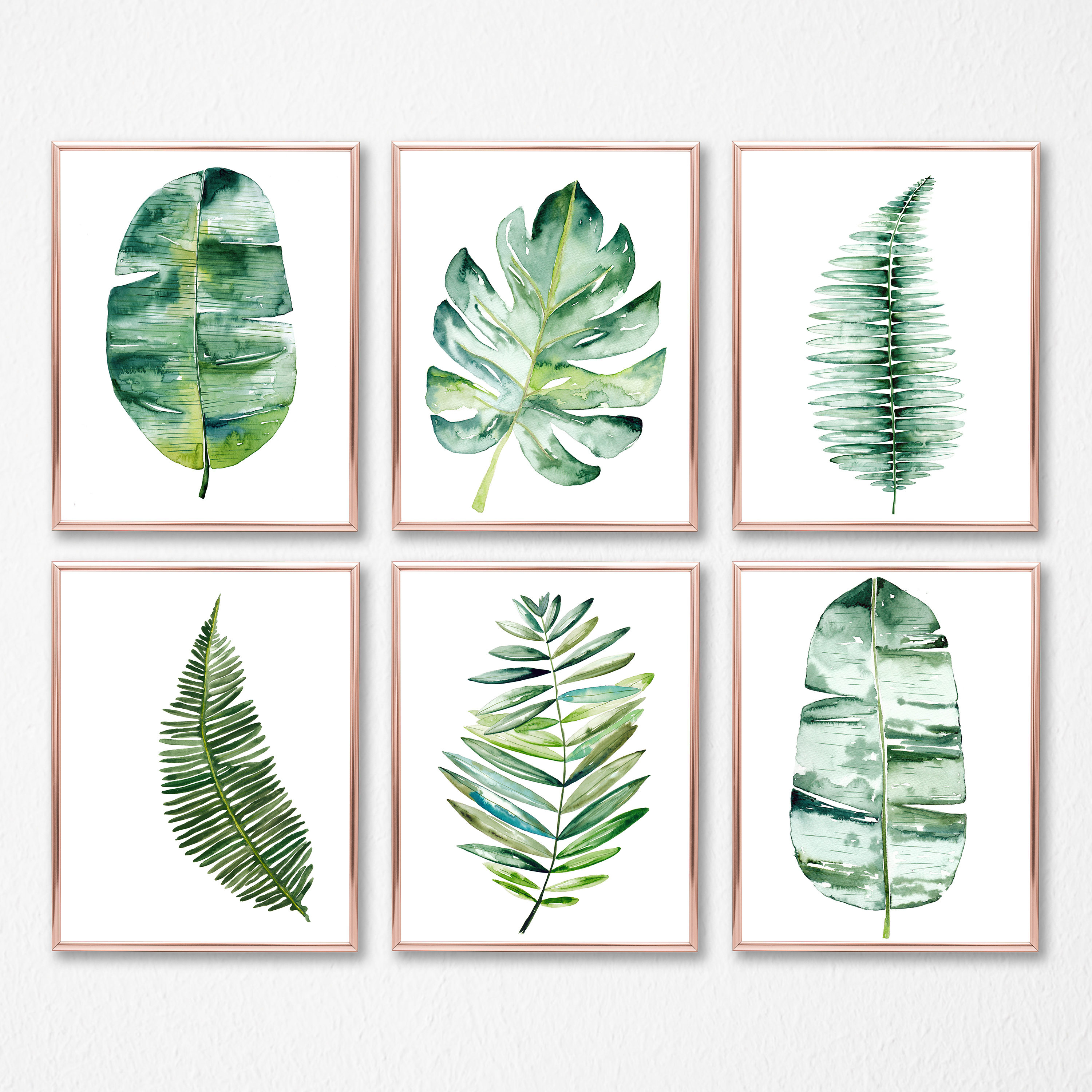 Banana Leaf Wall Art Banana Leaf Decor Banana Leaves Art - Etsy Hong Kong