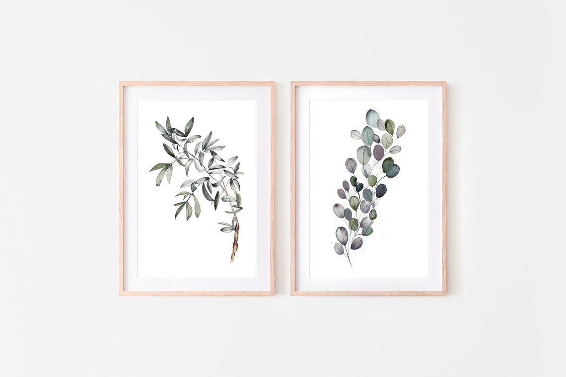 Eucalyptus Poster Print Botanical Prints Plant Print Art | Etsy
