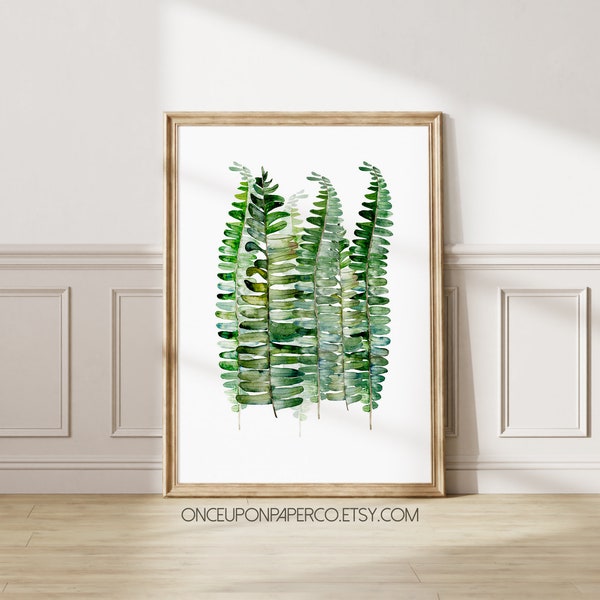 Fern Print - Etsy