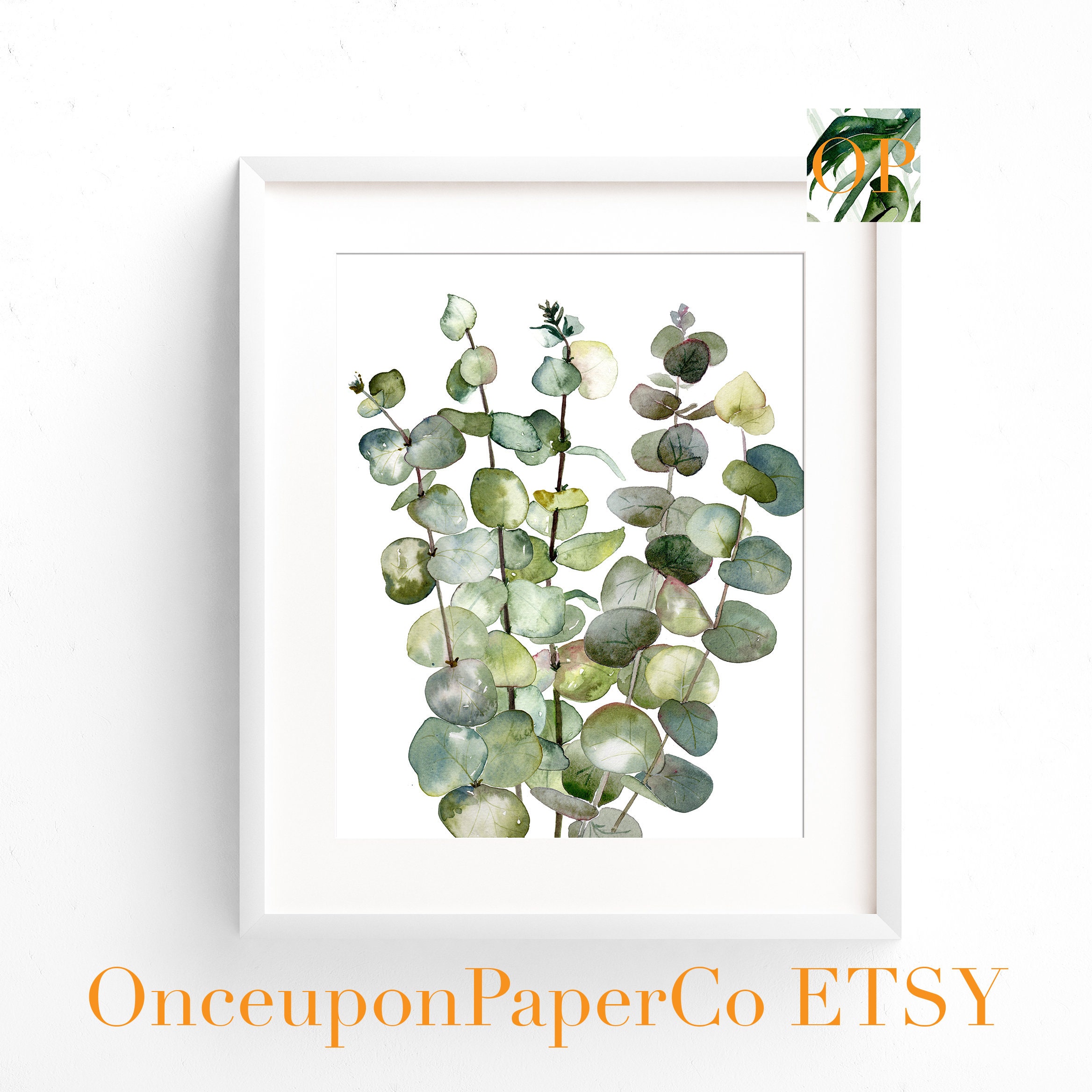 Eucalyptus printable Eucalyptus poster Eucalyptus wall art | Etsy
