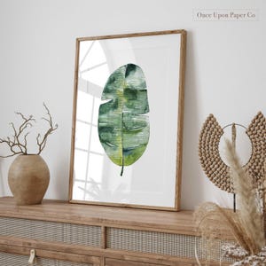 Banana Leaf Decor, Banana Leaves Art, Banana Leaf Wall Art, Banana ...