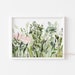 Wild Flower Wall Art of Meadow in Watercolor Nature Wall Art - Etsy