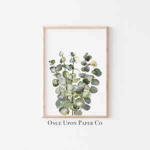 Eucalyptus Printable, Eucalyptus Poster, Eucalyptus Wall Art, Printable ...