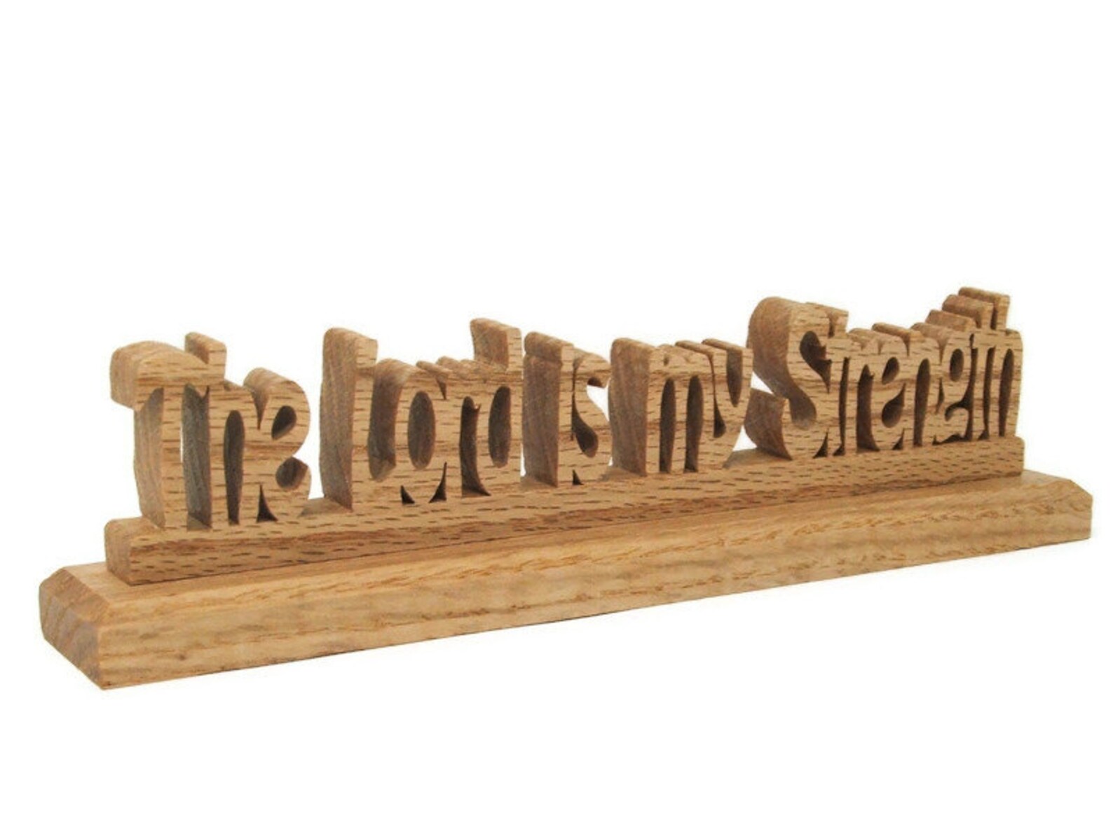 The Lord is My Strength Sign for the Desk or Shelf. A Reminder - Etsy