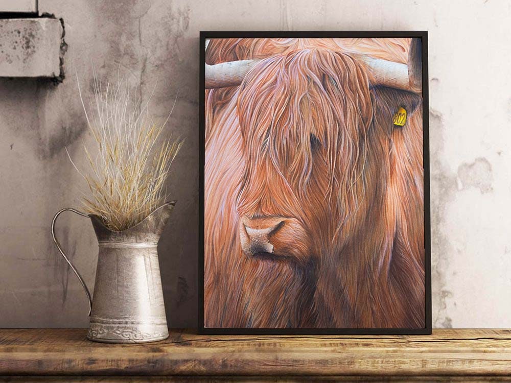 Highland Cow Print Farm Life Print Cow Wall Art Cow Poster - Etsy