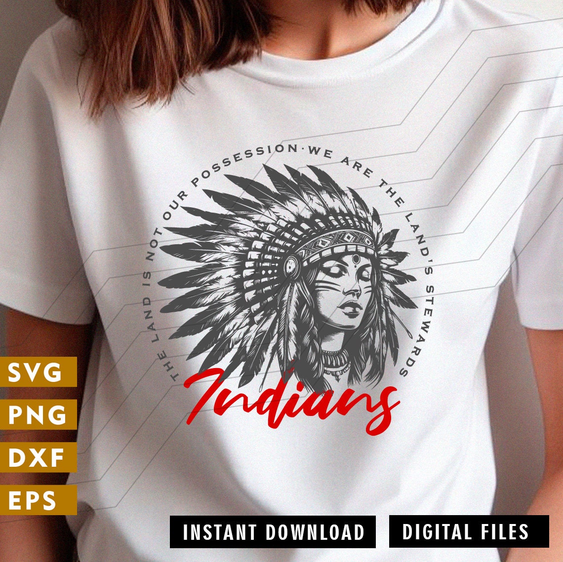 Indian Girl SVG Native Americans Set of 7 Printable Files - Etsy