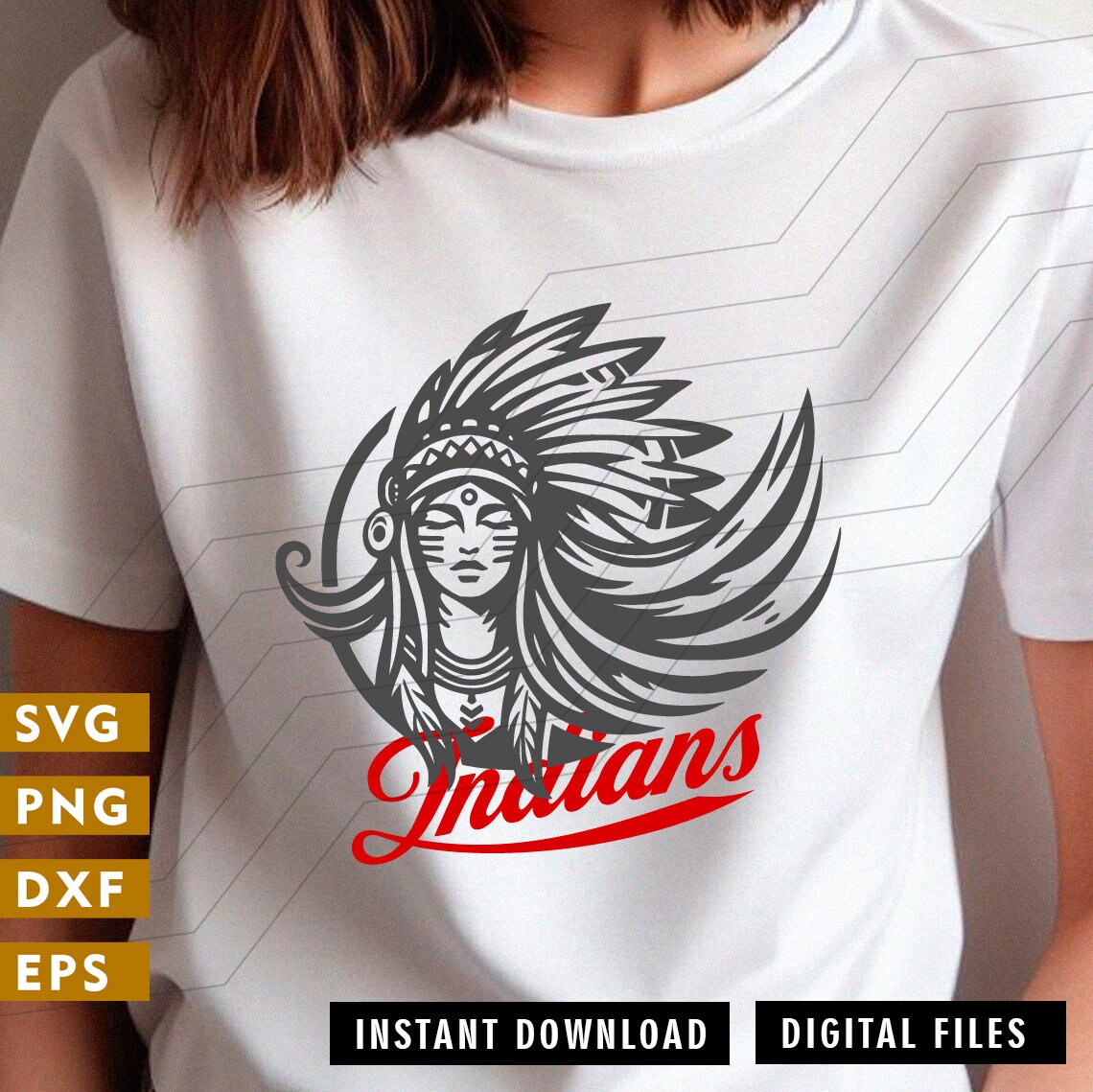 Indian Girl SVG Native Americans Set of 7 Printable Files - Etsy