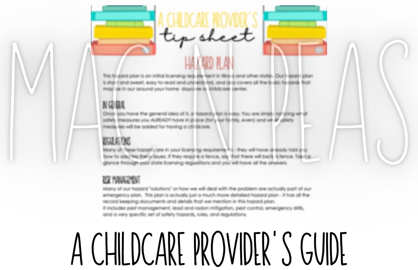 Daycare Hazard Protection Plan - PDF & Editable Word | A Childcare ...