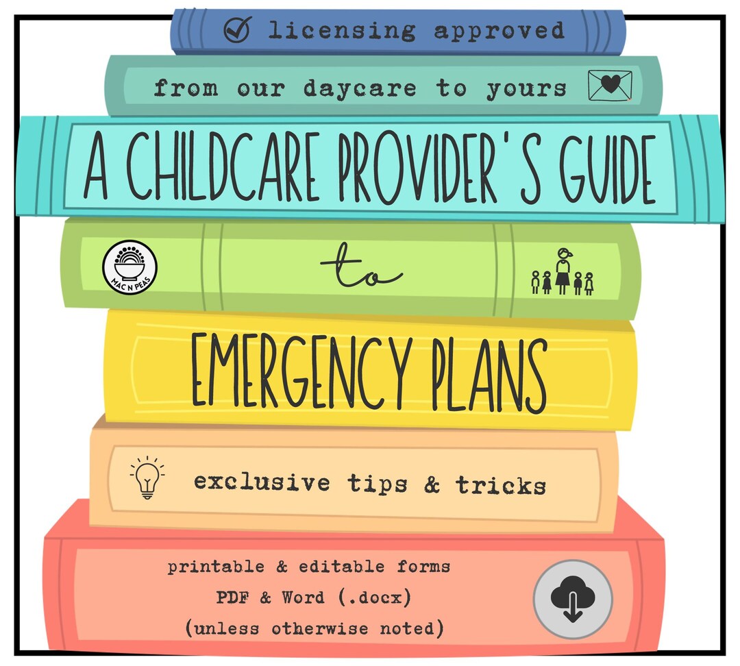 Daycare Emergency Plan Bundle - PDF & Editable Word | A Childcare ...