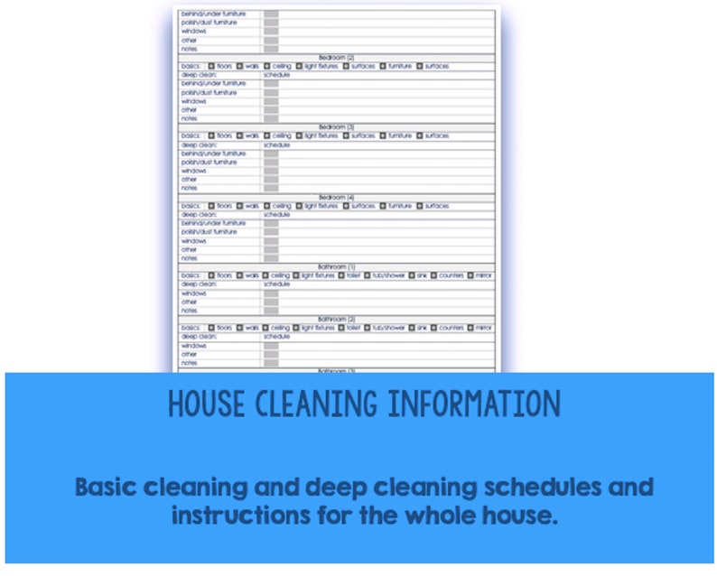Complete House & Home Information Binder: Fillable/printable | Repairs ...