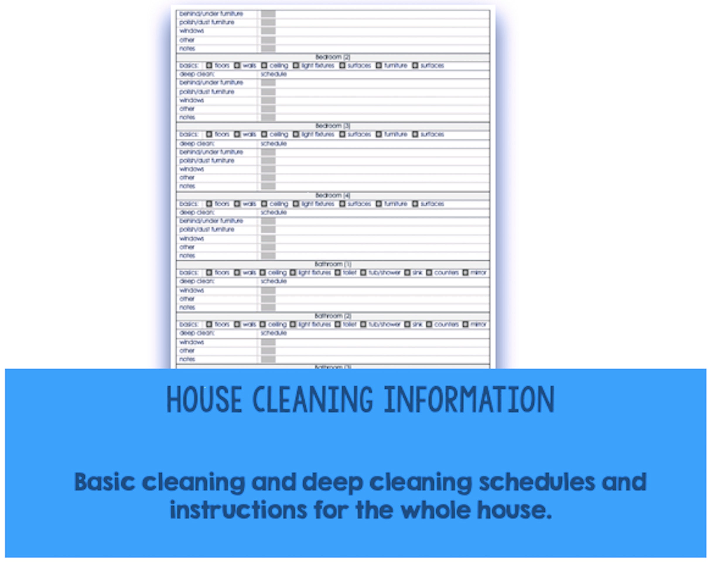 Complete House & Home Information Binder: Fillable/printable | Repairs ...