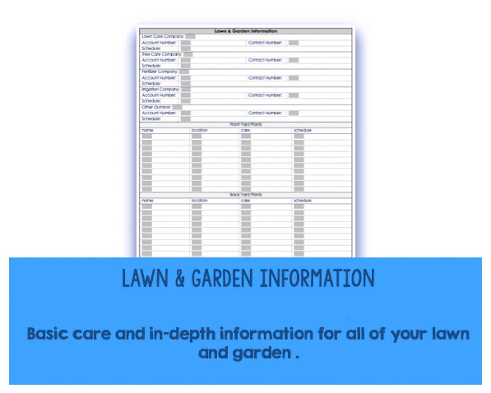 Complete House & Home Information Binder: Fillable/printable | Repairs ...