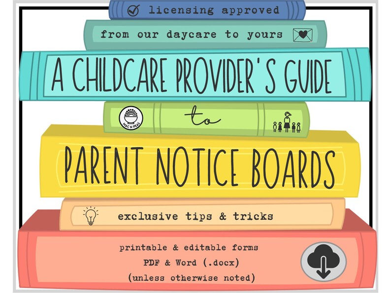 Daycare Parent Notice Board Illness Poster Bundle PDF & - Etsy