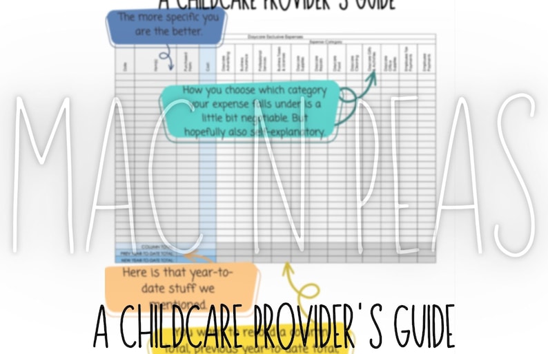 Daycare Monthly Budget Template – Childcare Provider Guide (PDF & Word ...