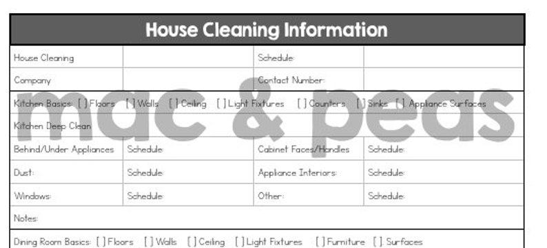 Complete House & Home Information Binder Printable Repairs | Etsy