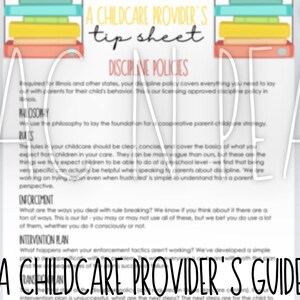 Daycare Discipline Policy Template – Editable and Licensing Approved ...