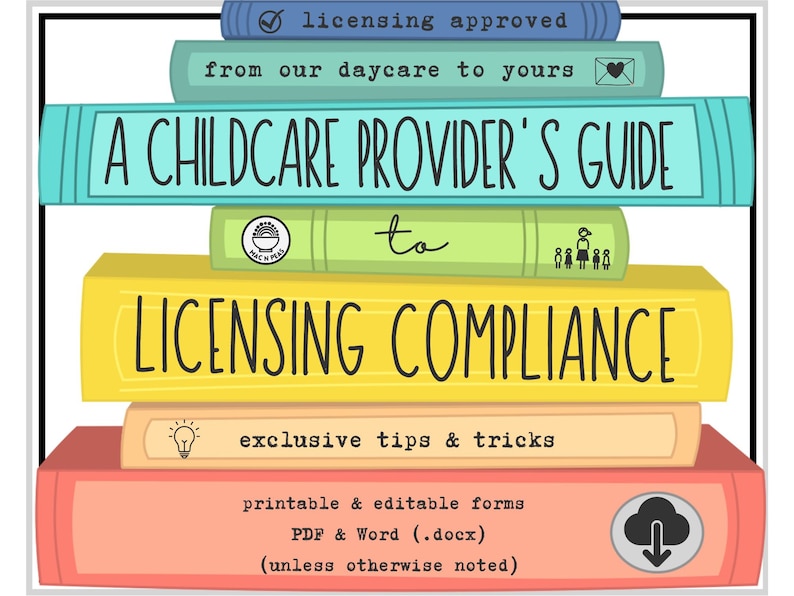 Daycare Licensing Compliance - PDF & Editable Word | A Childcare ...